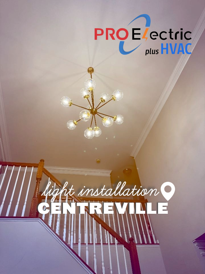 Light Fixtures Install & Repair - PRO Electric plus HVAC
